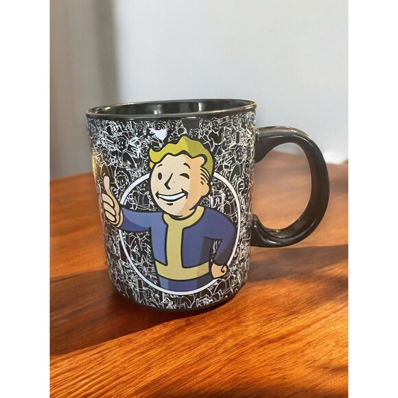 Fallout | Dining | Fallout Vault Boy Coffee Mug Video Game Gamer Thumbs ...